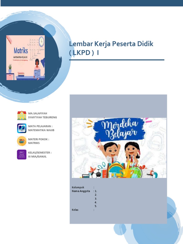 LKPD Matriks 1 | PDF