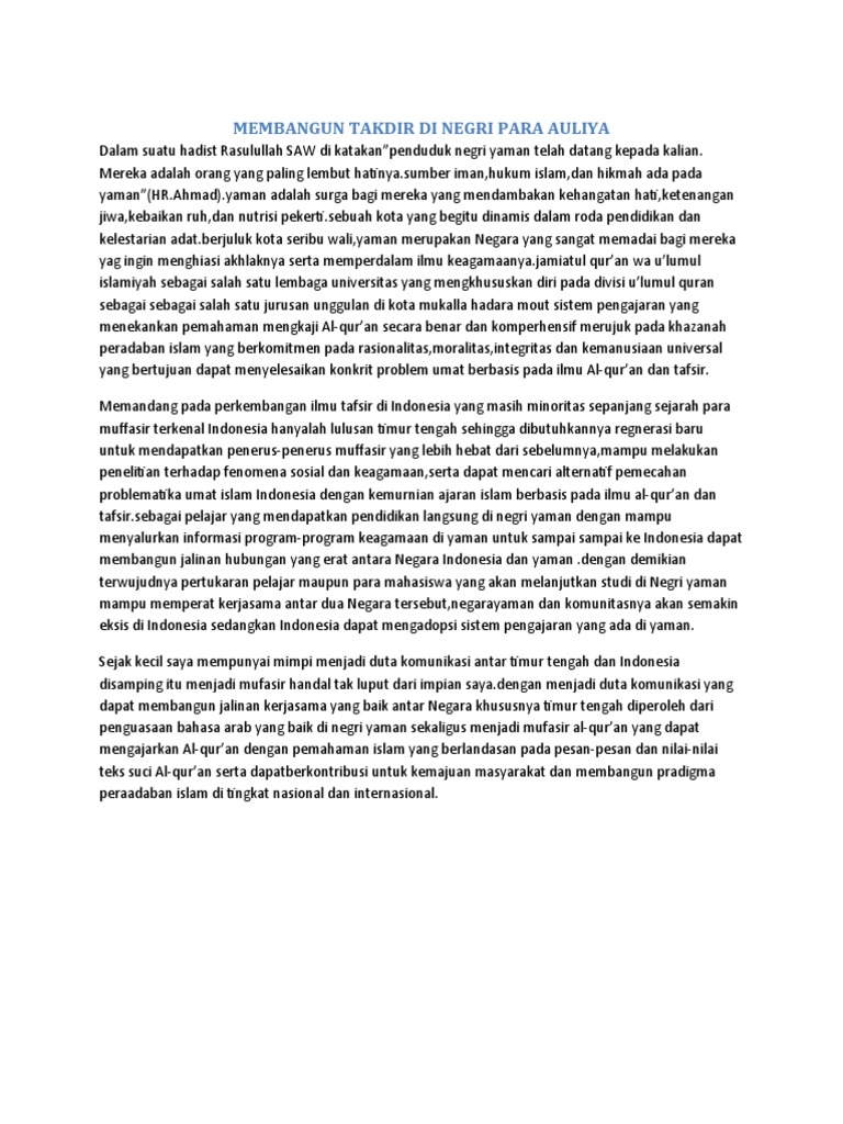 Motivation Letter Muna | PDF | Ilmu Sosial