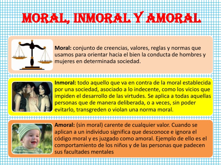 Moral, Inmoral y Amoral | PDF