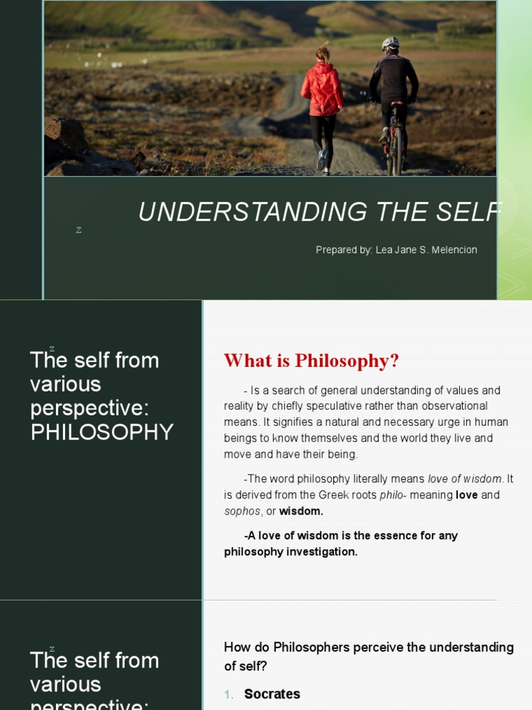 Understanding The Self LESSON 1 | PDF | Philosophy Of Self | Reason