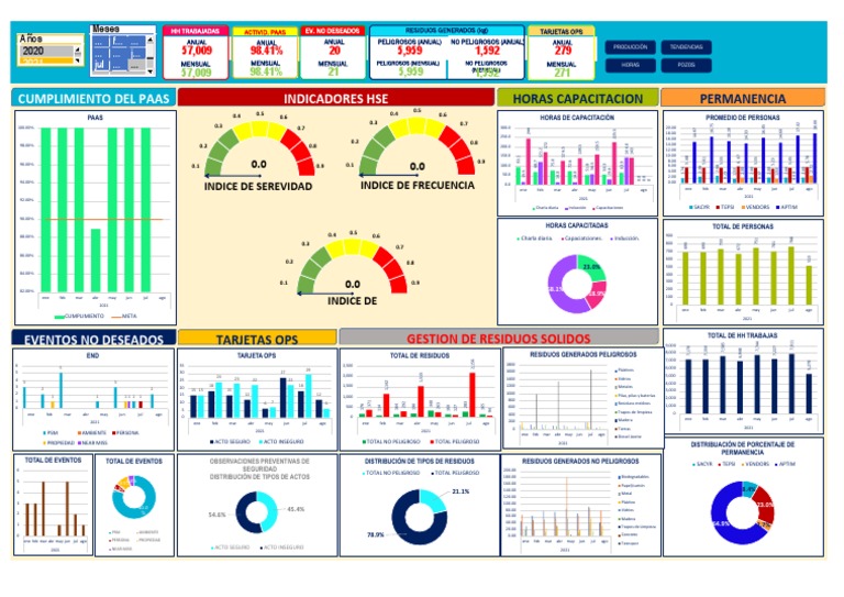 Dashboard HSE 2021 | PDF