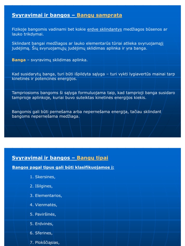 1.1.5 Bangos (Fizika - KTU.2006) | PDF