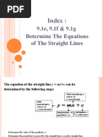 GCSE Maths: Straight Line Graphs Worksheet | PDF | Slope | Gradient