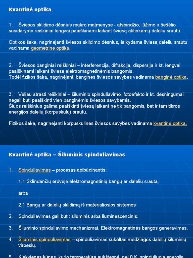 2.1.5 Kvantine Optika (Fizika - KTU.2006) | PDF