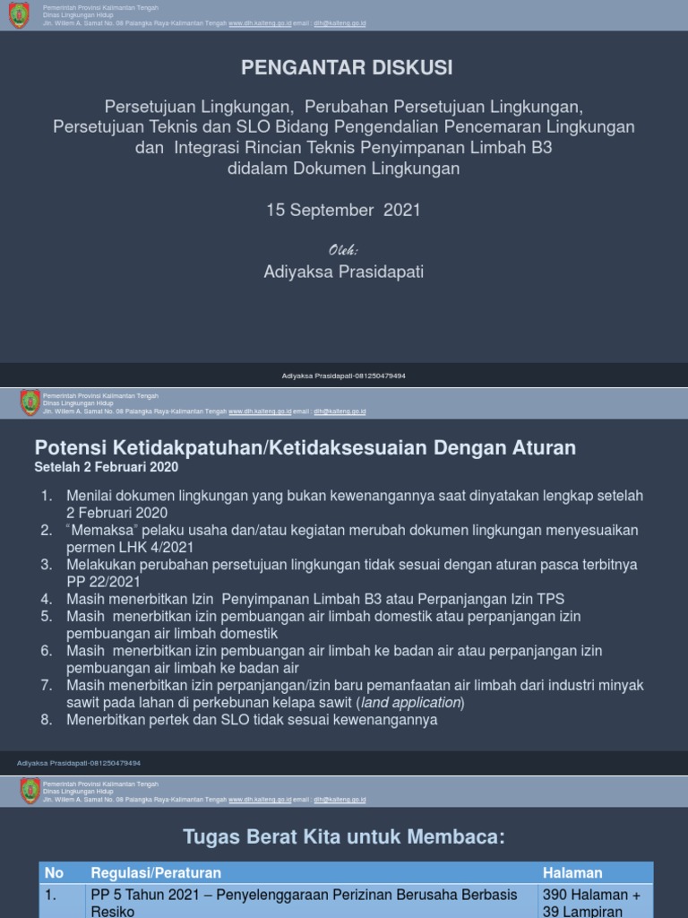 Pengantar Diskusi - Seruyan | PDF
