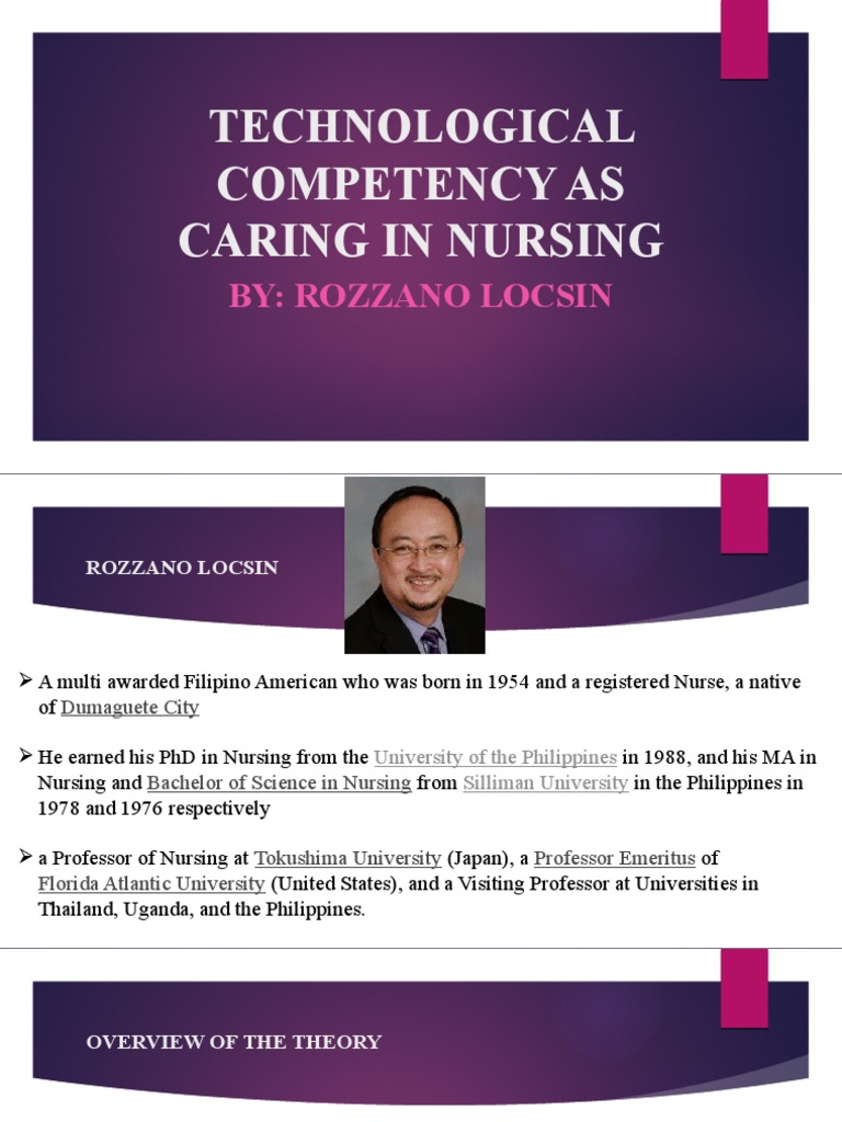 Technological Competency As Caring in Nursing: By: Rozzano Locsin | PDF ...
