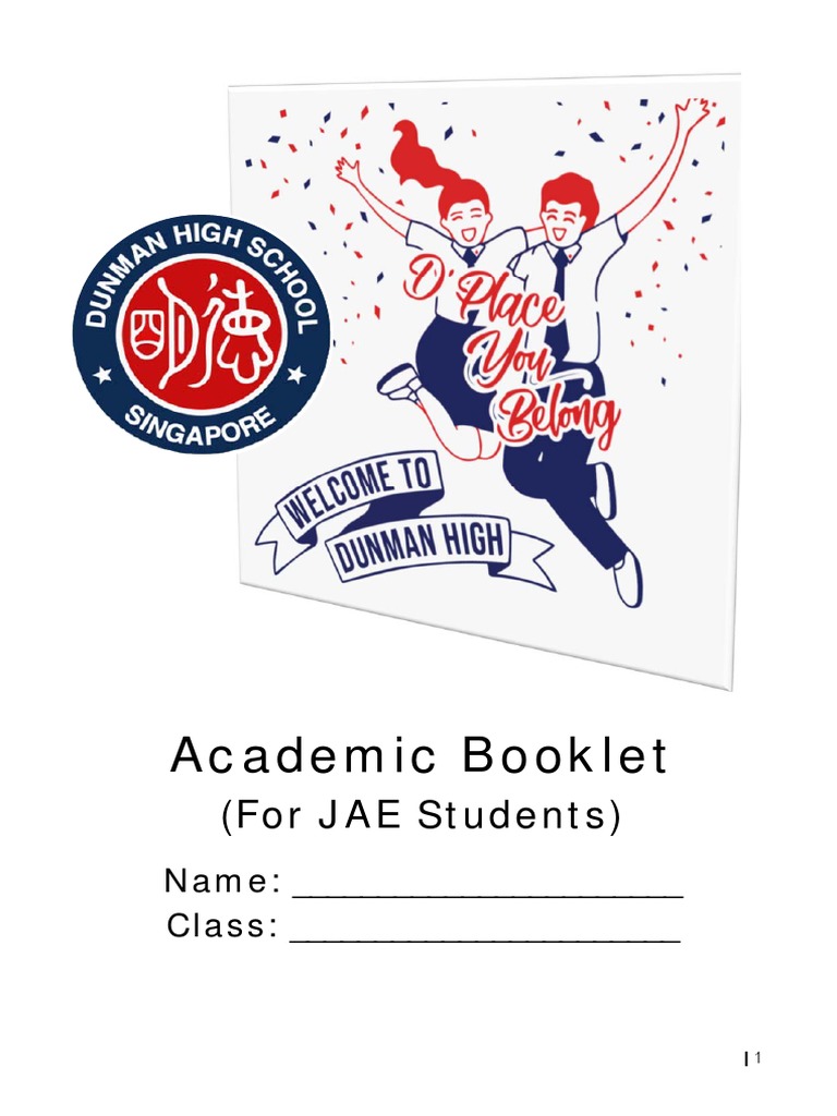 Academic Booklet: (For JAE Students) | PDF | Linguistics | Poetry