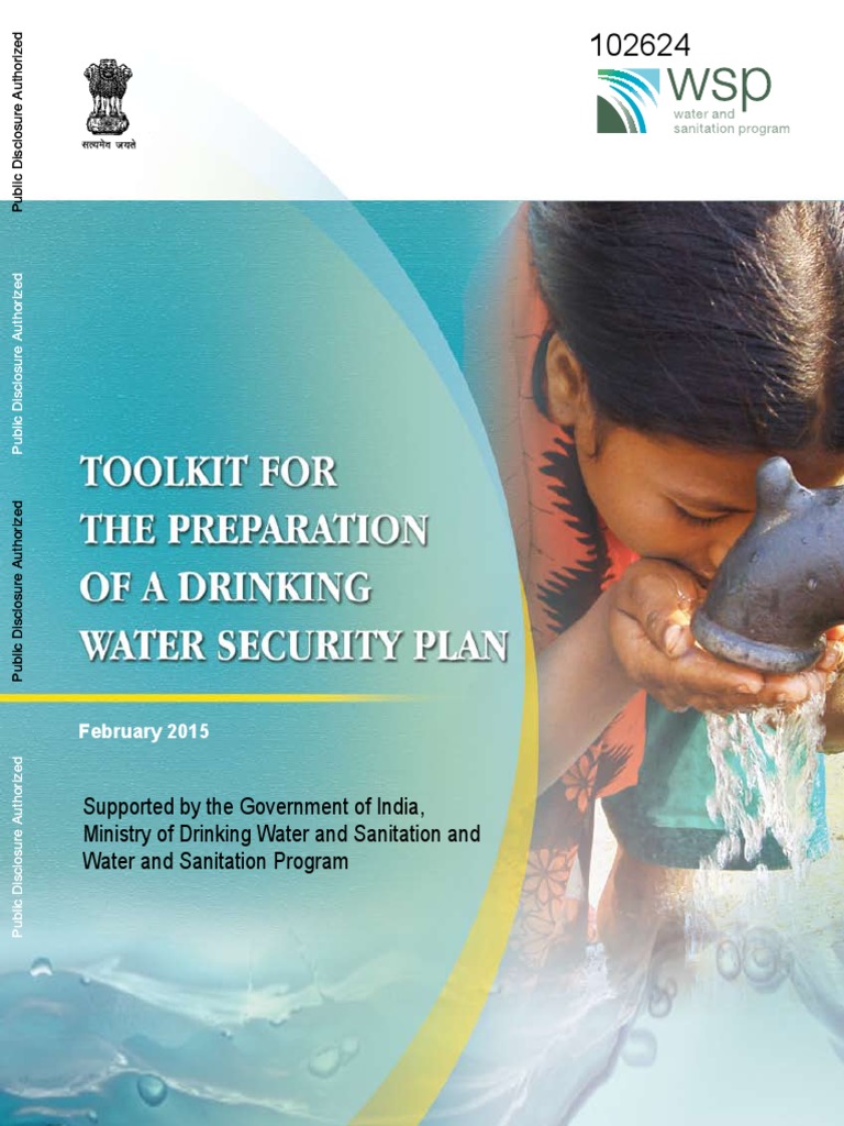 Toolkit 0 For 0 TH 00 Water 0 Security 0 Plan | PDF | Water | Water ...