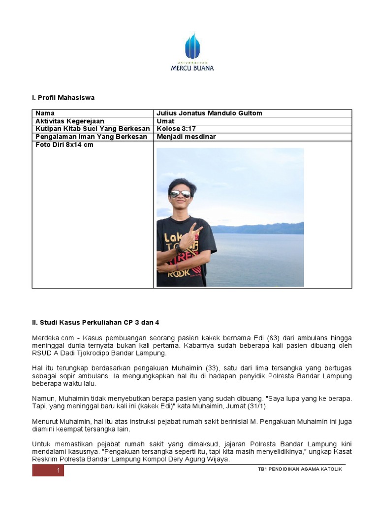 TB 1 Agama Katolik - OBE Versi 2 | PDF | Ilmu Sosial