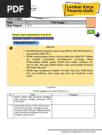 Contoh LKPD Fiqih | PDF