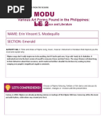 Anchoring Script For A Cultural Event | PDF