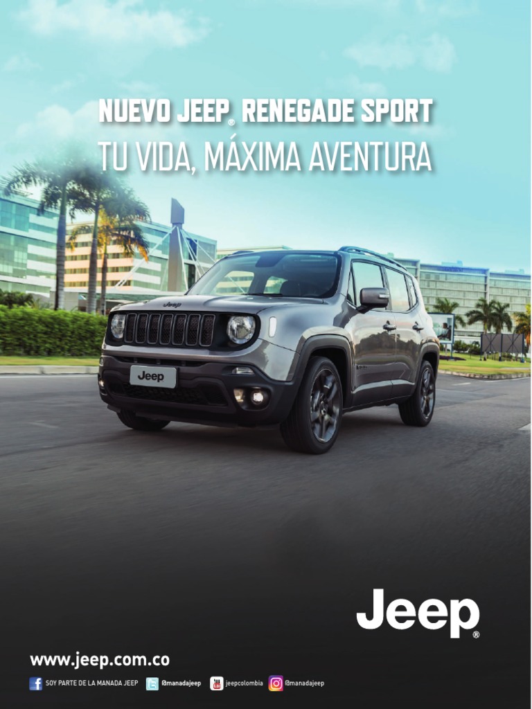 FICHA TECNICA Renegade JEEP LOS COCHES | PDF | Airbag | Sistema de freno antibloqueo