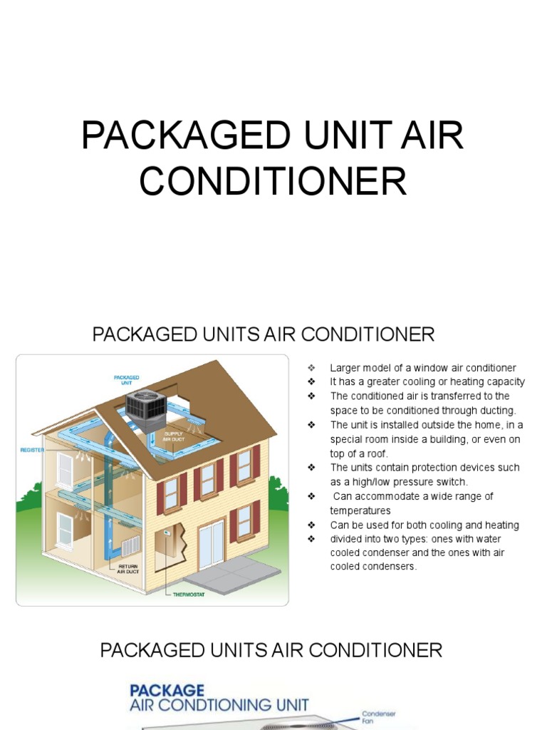 Packaged Unit Air Conditioner | Download Free PDF | Air Conditioning ...