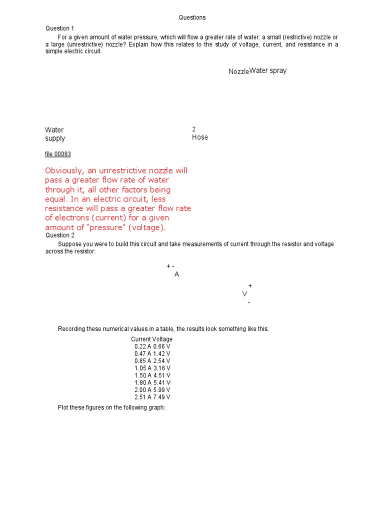 Activity Ohms Law | PDF | Incandescent Light Bulb | Resistor
