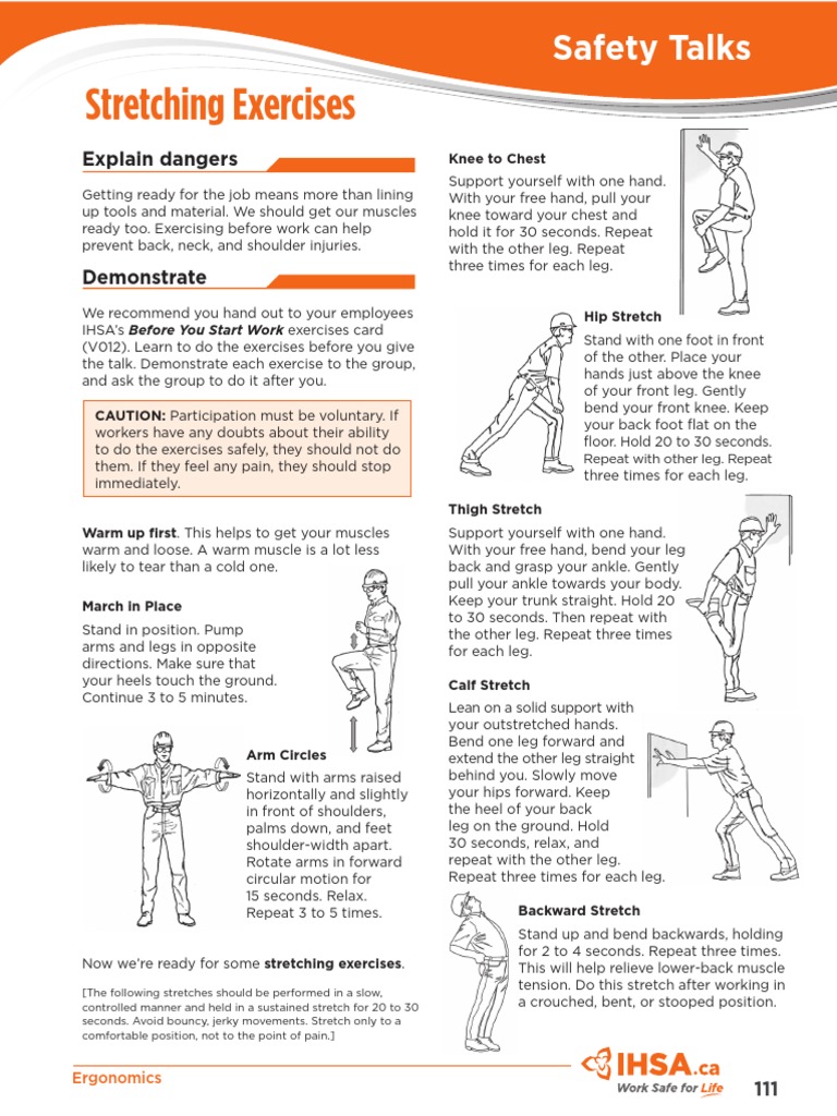 Safety First: A Guide to Stretching Exercises for Injury Prevention ...