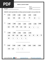 Esp Grade3 Activity Sheets | PDF