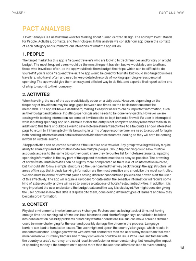 5e1f670d9eee09e7d5605f5c PACT Analysis | PDF | Mobile App | Application ...