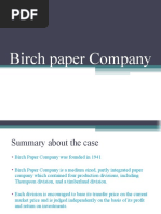 Birch Paper Company Case Analysis | PDF | Profit (Accounting) | Prices