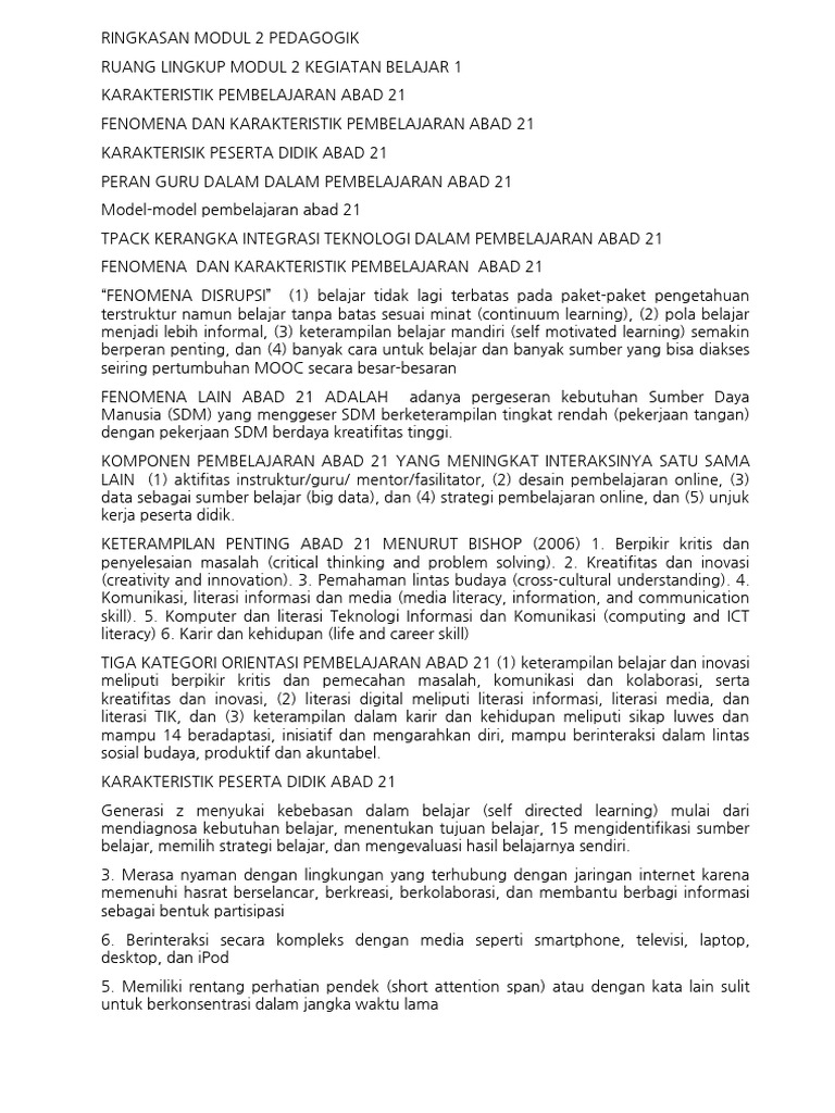 Ringkasan Modul 2 | PDF