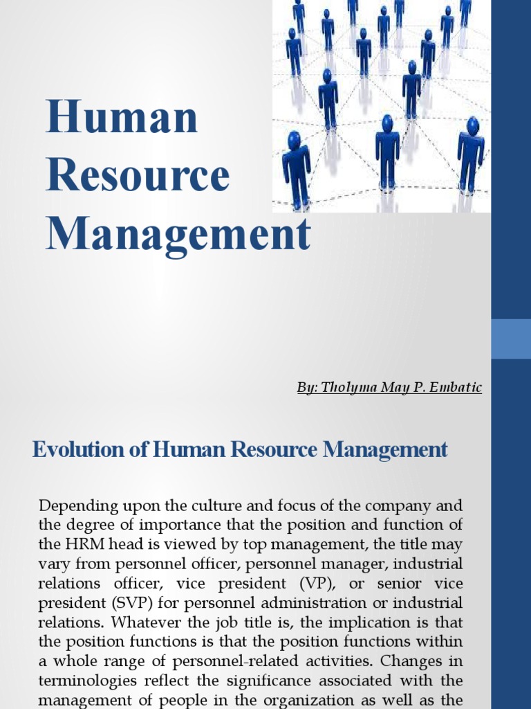 HRDM Module 01 | PDF | Telecommuting | Human Resource Management