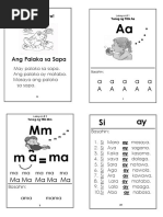 Filipino Pyramid Sentence Reading Fluency | PDF