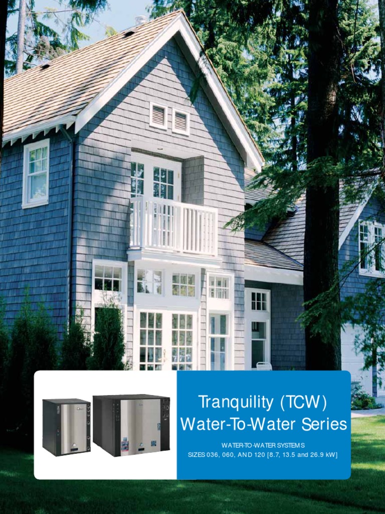 RP963 Climatemaster Residential Tranquility Water To Water TCW Series ...