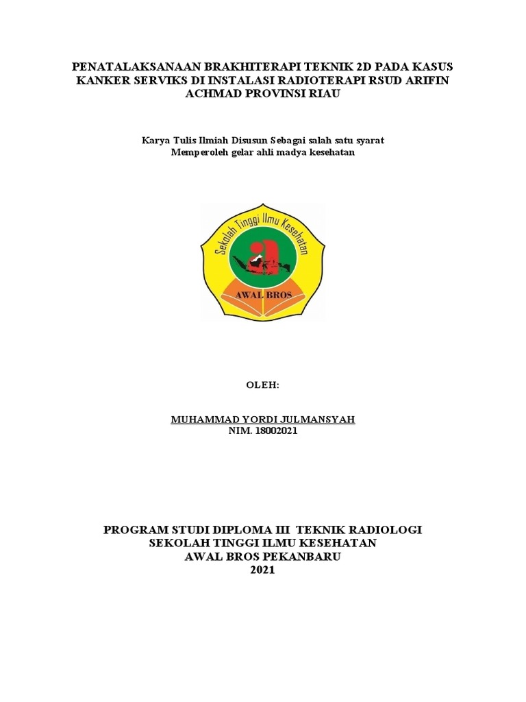 Contoh Cover Kti | PDF