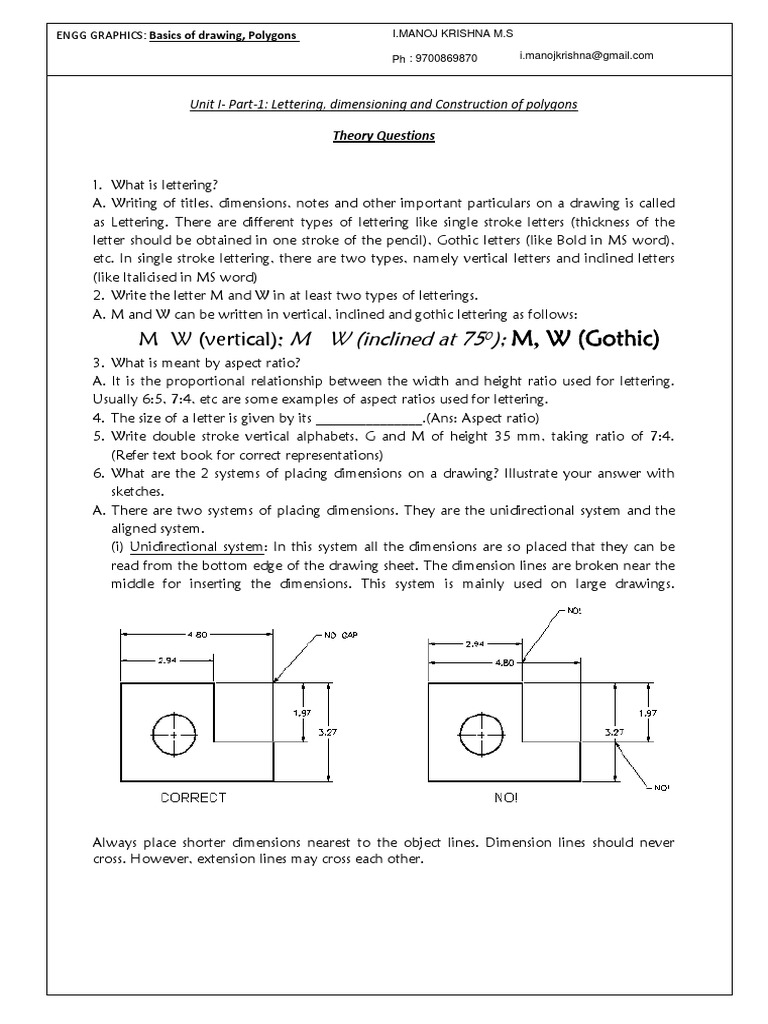 Polygon Construction and Drawing Basics | PDF | Circle | Geometric Shapes