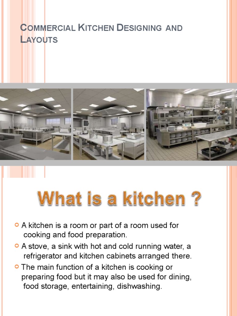 Facilityplanning-Kitchen Layout and Planning | PDF | Kitchen | Foods