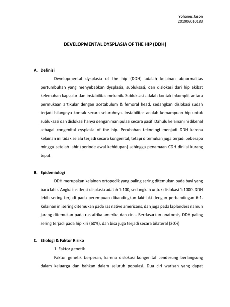 DDH Yohanes Jason 201906010183 | PDF