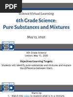 Lesson Plan About Types of Mixtures | PDF | Homogeneity And ...