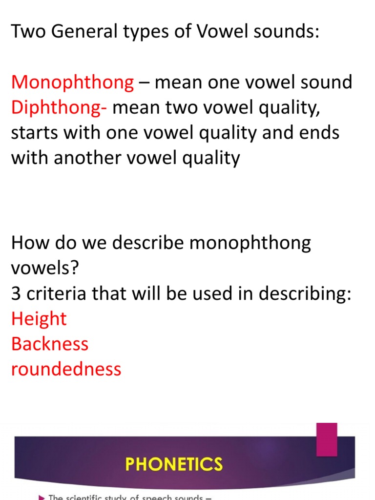 Place and Manner of Articulation Plus Voicing | PDF | Language Arts ...