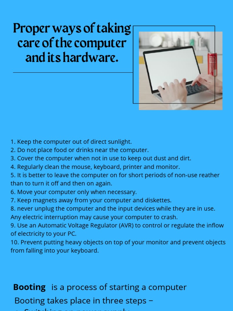Proper Computer Care: A Guide to Maintaining Your Hardware | PDF ...