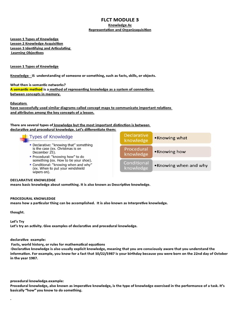 FLCT - Lesson - Module 3 | PDF | Career & Growth | Philosophy