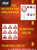 Complete List of LTO Traffic Signs and Symbols | PDF
