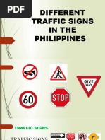 Road Traffic Signs (Tagalog) | PDF | Traffic | Land Transport