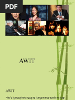 Balangkas NG Pagsusuri NG Awit | PDF