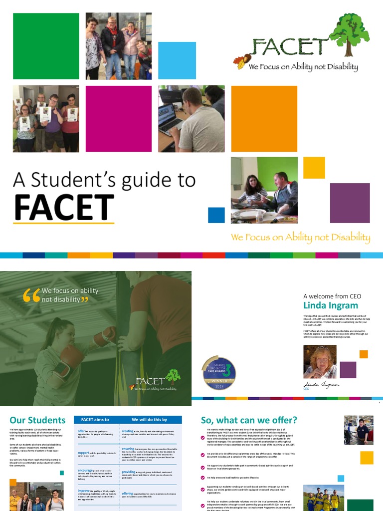 FACET Student Guide | PDF | Disability | Retail