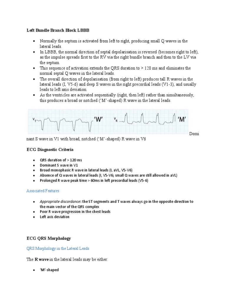 Understanding Left Bundle Branch Block | PDF | Electrocardiography ...