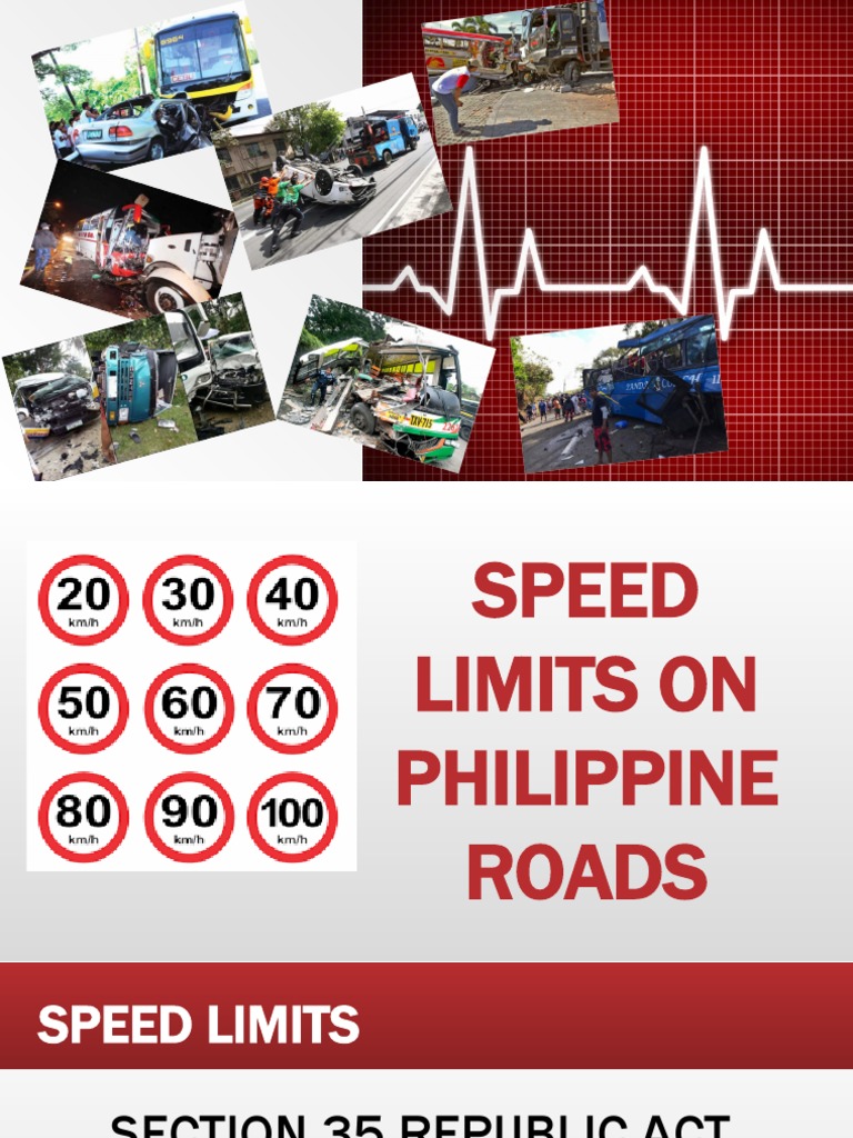 Speed Limits On Philippine Roads | PDF | Speed Limit | Driving