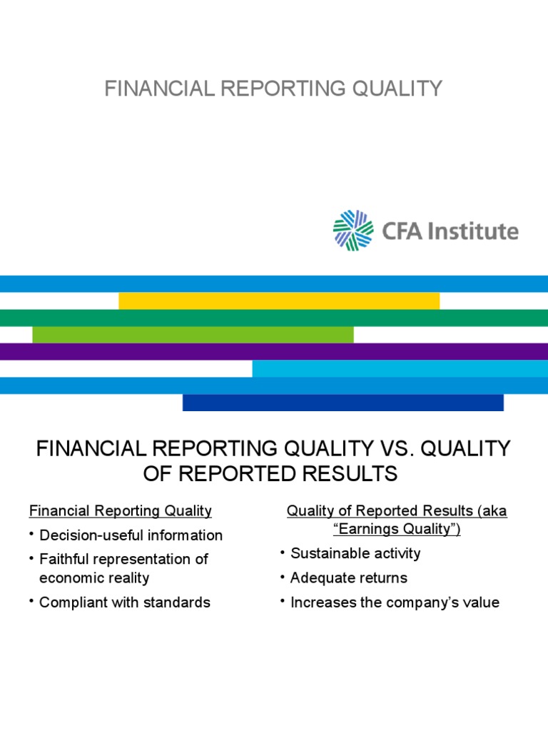 Financial Reporting Quality | PDF | Revenue | Inventory