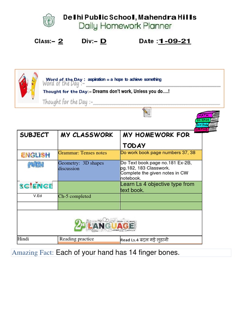 Class 2C Homework 01-09-21 | PDF