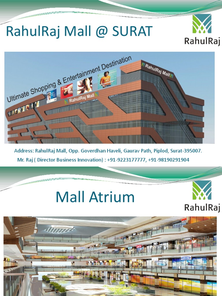 Rahulraj Mall at Surat | Download Free PDF | Shopping Mall | Retail