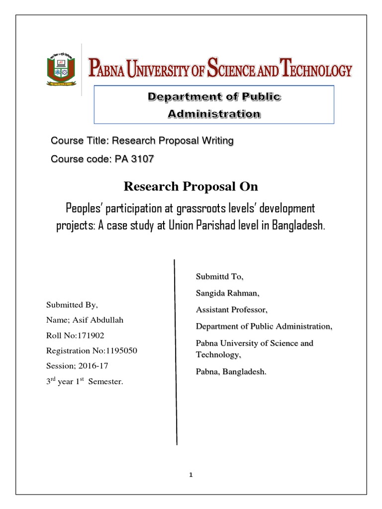 Research Proposal FINAL For PRINT | PDF | Focus Group | Interview