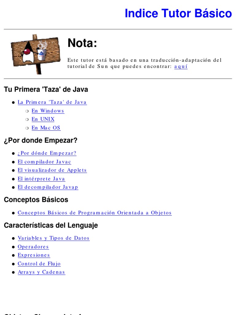 Manual de Java Basico | PDF | máquina virtual de Java | Java (lenguaje de programación)