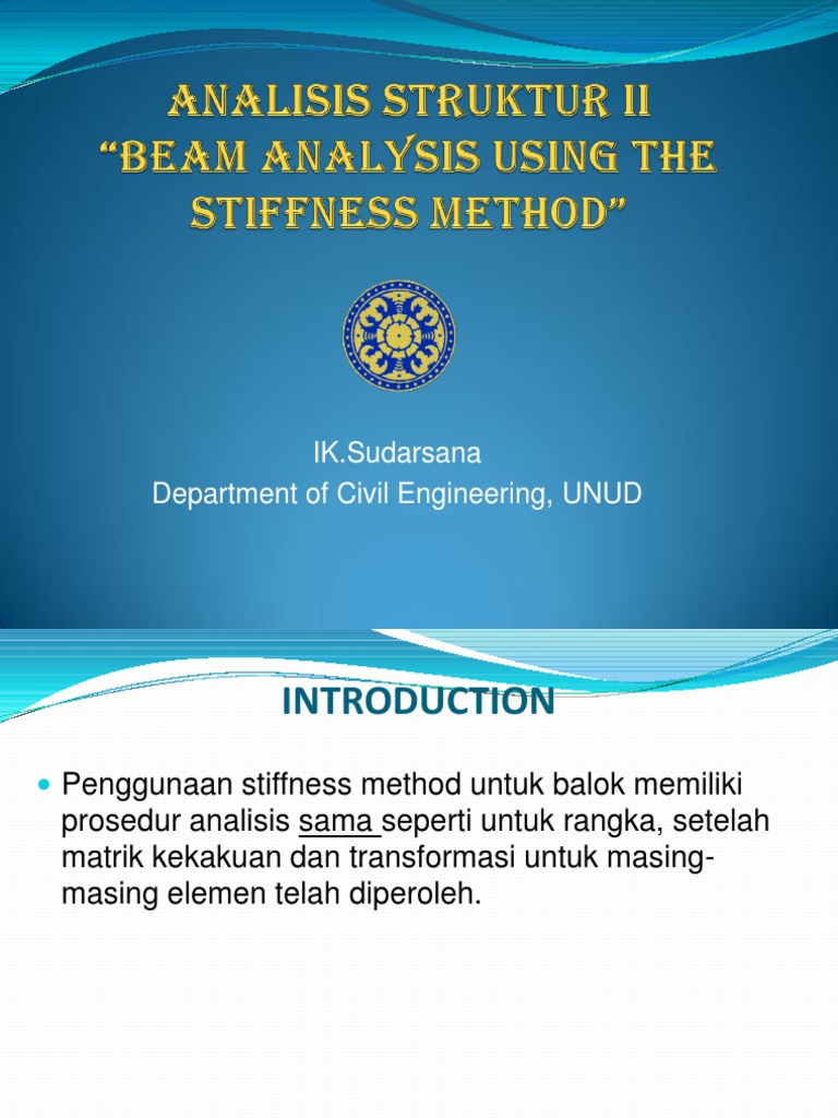 S2 - Direct Stiffness Methods-2 | PDF