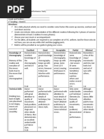 Rubrics For Dance Presentations | PDF | Dances | Rhythm