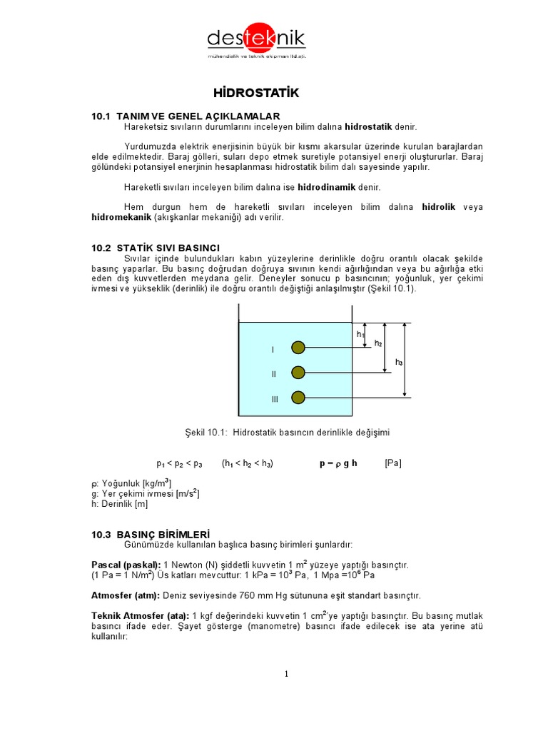 Pompa Ve Hidrostatik-30 SF | PDF