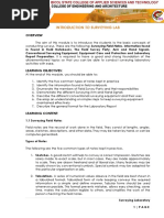 Essential Guide to Surveying Field Notes | PDF | Surveying | Measurement