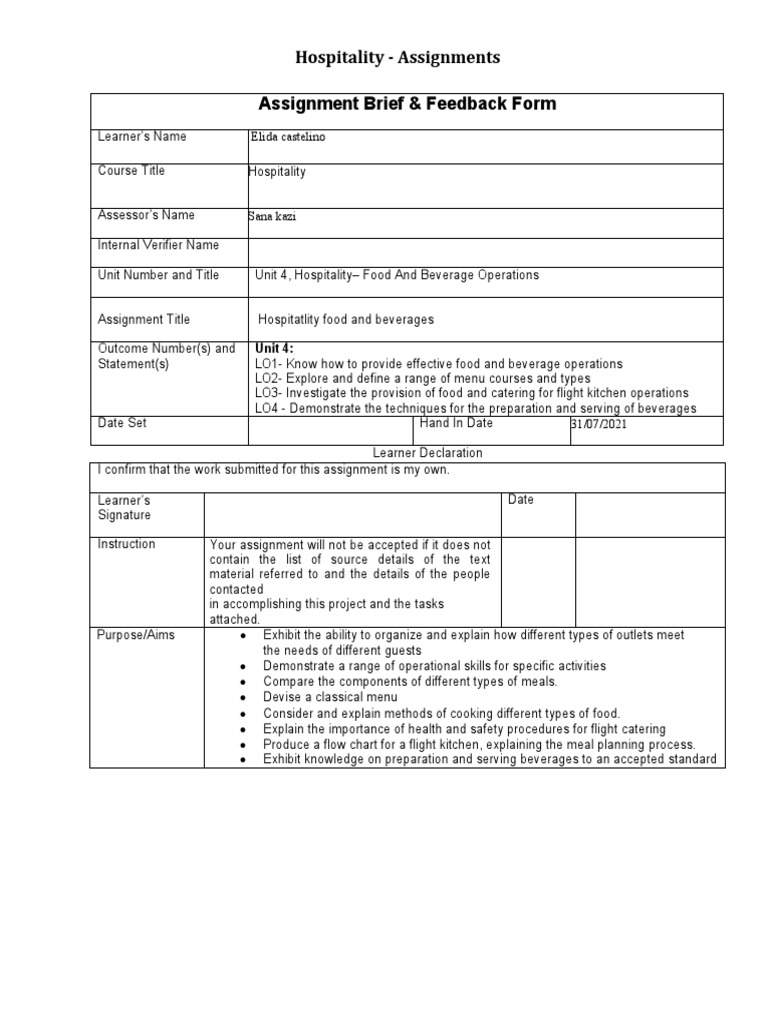 Hotel Management F B Operations | PDF | Bar (Establishment) | Tableware